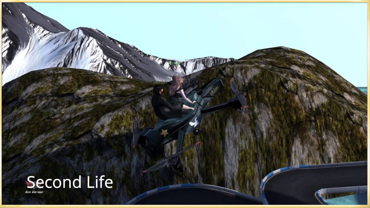 Second Life 2019 Ace Garage [A.G] Combat Drone DRV-1 - YouTube