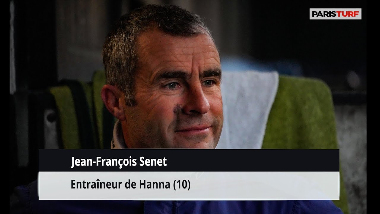 Jean François Senet, entraîneur de Hannah (Jeudi 28 décembre à Paris ...
