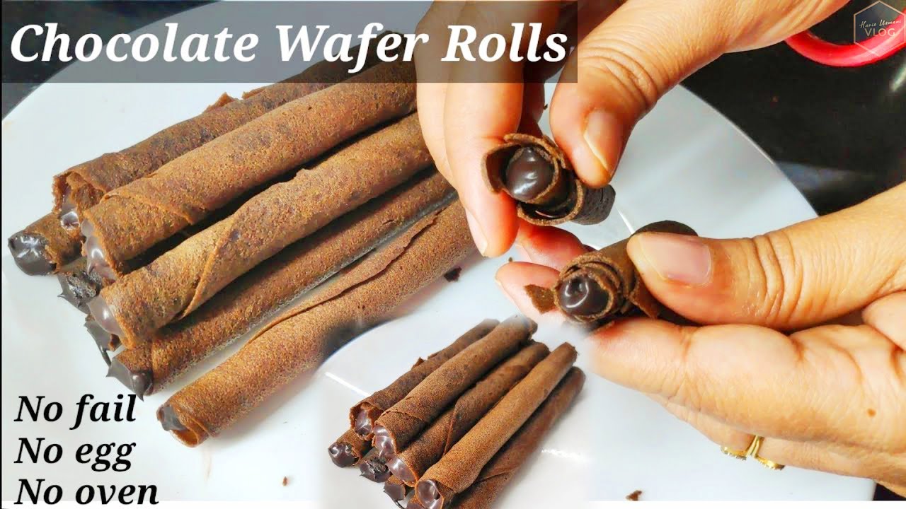 Chocolate Wafer Roll - Chocolate - Wafer - Roll - How To Make Chocolate ...