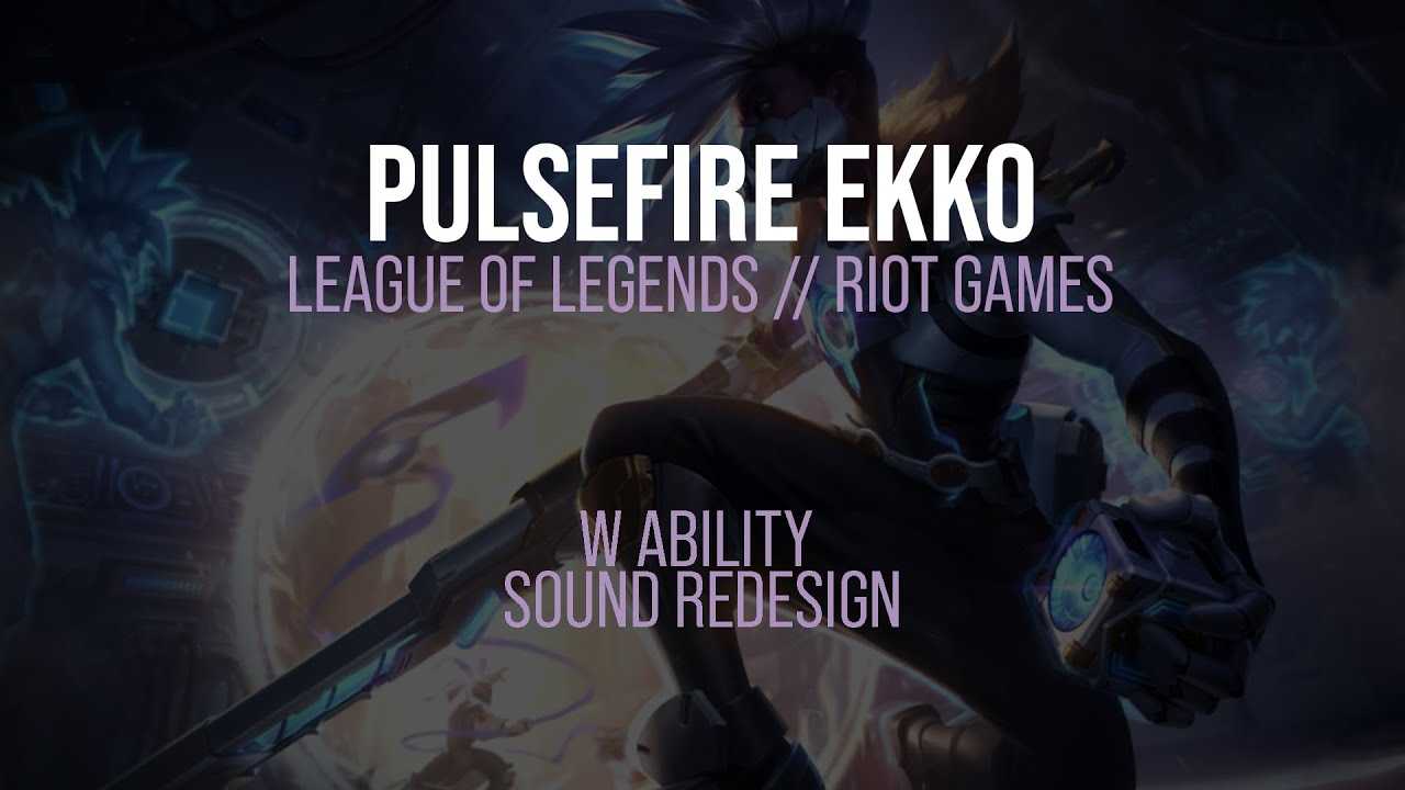 Meg Mordecai // Pulsefire Ekko W Ability Redesign - YouTube