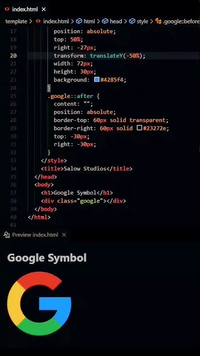 Make logo using css or html - YouTube