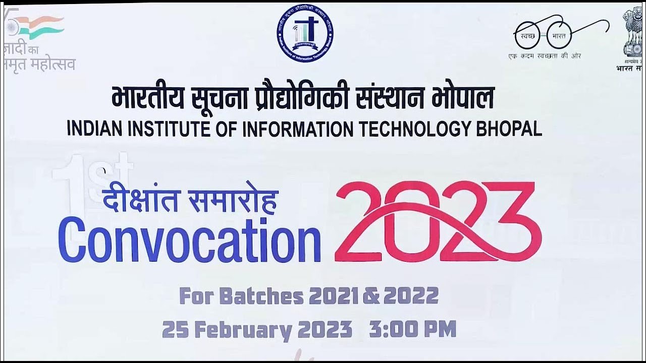 IIIT Convocation 2023 - YouTube