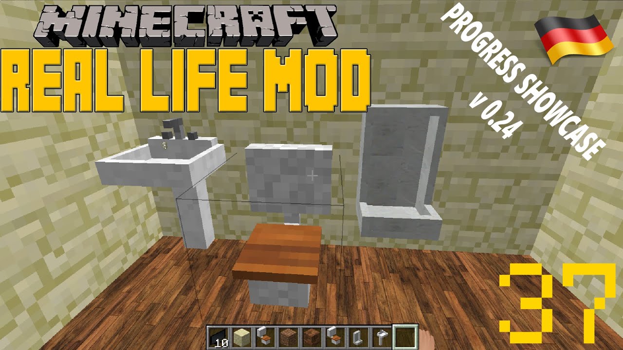 Minecraft Real Life Mod Let's show Progress[037]-Let's Code ne TOILETTE ...