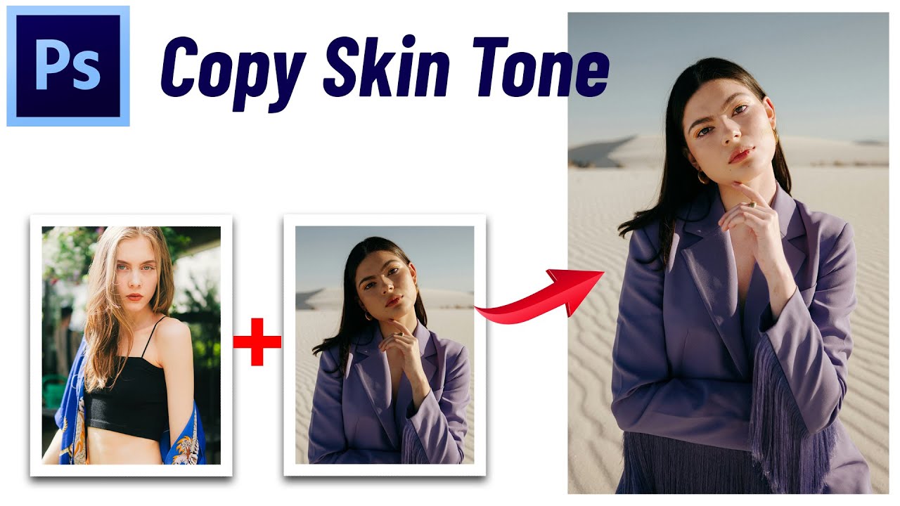 Match Skin Tone in Photoshop - YouTube