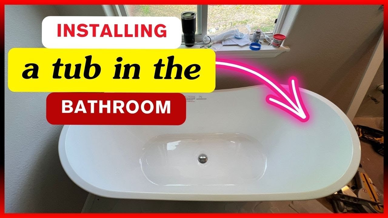 🛁 How to Install a Bathtub in a Remodeled Bathroom 🔧 | Frank the ...