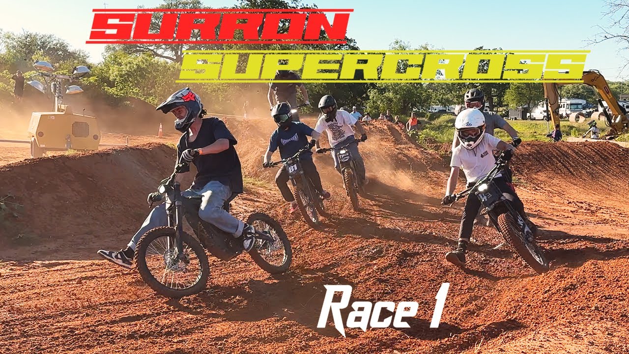 SURRON SUPERCROSS TRIPPLE CROWN! (Race 1) #surronx #surron #ebike #bike ...