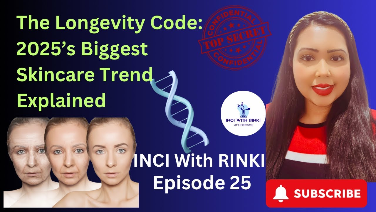 2025 Skincare Trend : The Longevity Code for Youthful, Resilient Skin part 1| INCI with Rinki EP ...