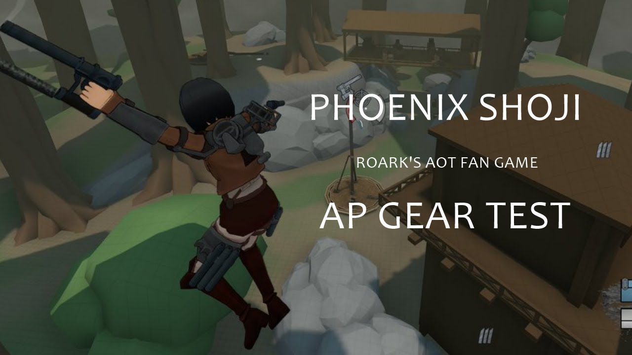 RoArk's AOT Fan Game AP Gear Test! - YouTube