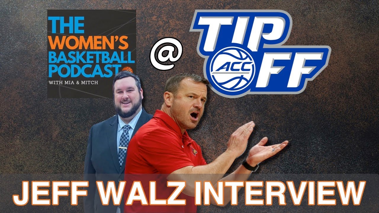 Louisville Women's Basketball Coach Jeff Walz Live From ACC Tipoff 25 ...
