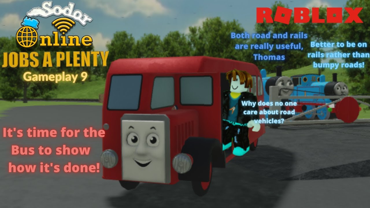 Playing road vehicles in a Train Centric Roblox game | Roblox Sodor ...