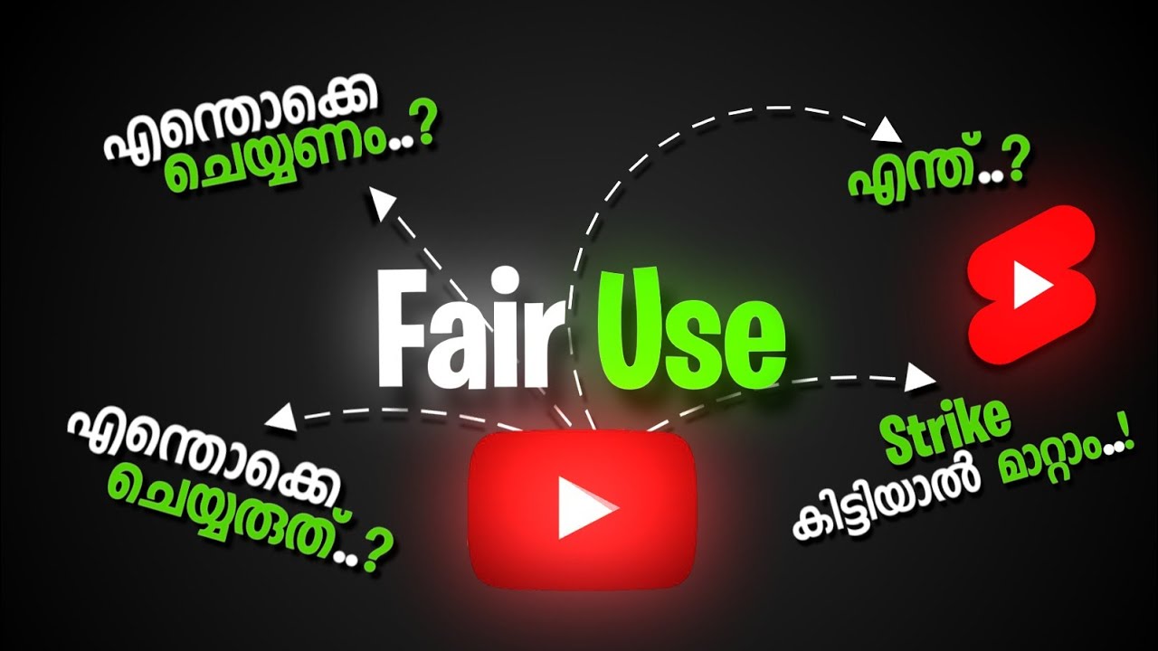 Fair Use - Explained in ( മലയാളം ) - YouTube
