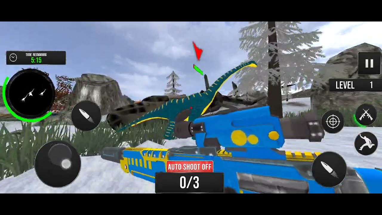 REX Dinosaur Hunting Gun Games Android Gameplay #2 - YouTube