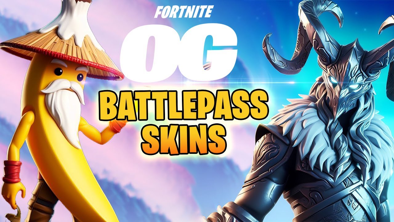 Chapter 1 BATTLEPASS SKINS ENTHÜLLT 🚌 ERSTE Bilder für Fortnite OG ...