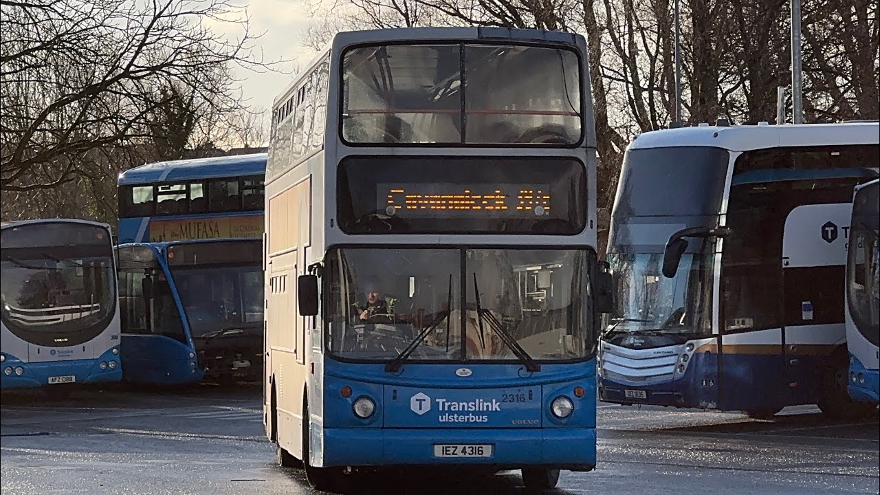 Translink Ulsterbus | Alexander Dennis ALX400 Volvo B7TL 2316 | Route ...