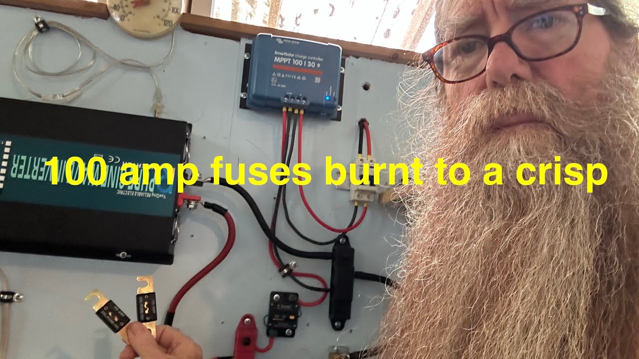 100 Amp fuses blown! 300Ah LiFePO4 system down! Unforced error! Making ...