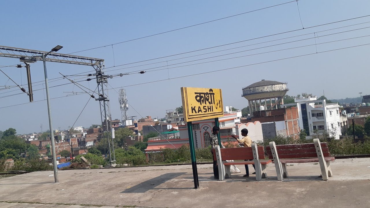 Madan Mohan Malviya Bridge & Kashi railway station, Crossing Ganga ...