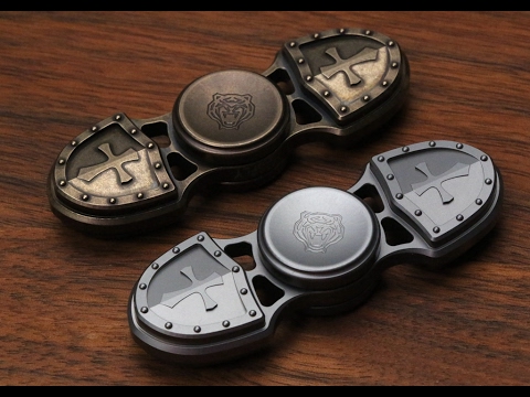 KASFLY Titanium hand spinner - YouTube