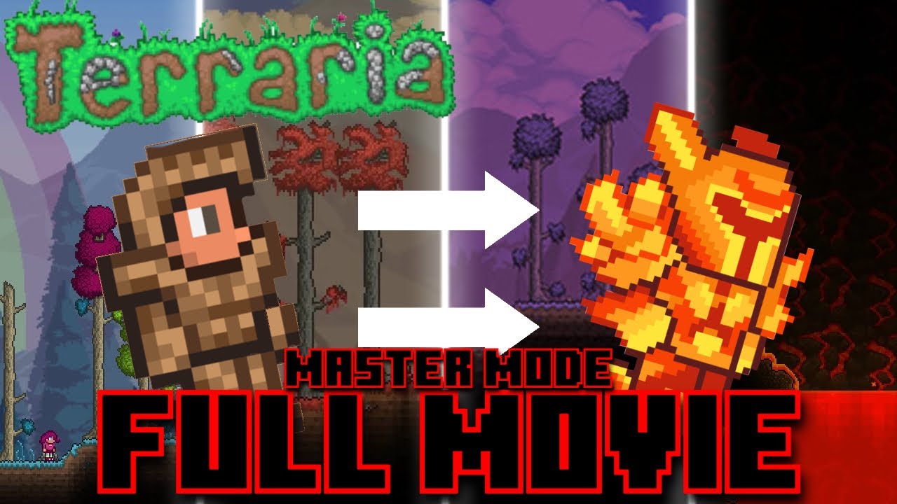 First Time Playing MASTER MODE! | Terraria Master-Mode FULL MOVIE - YouTube