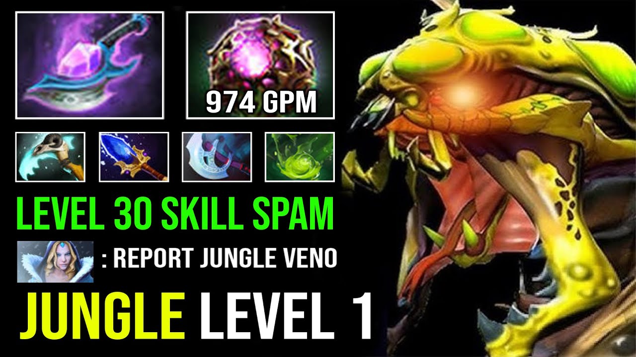 How to Jungle From Level 1 Venomancer with 120% Slow Unlimited Plague ...