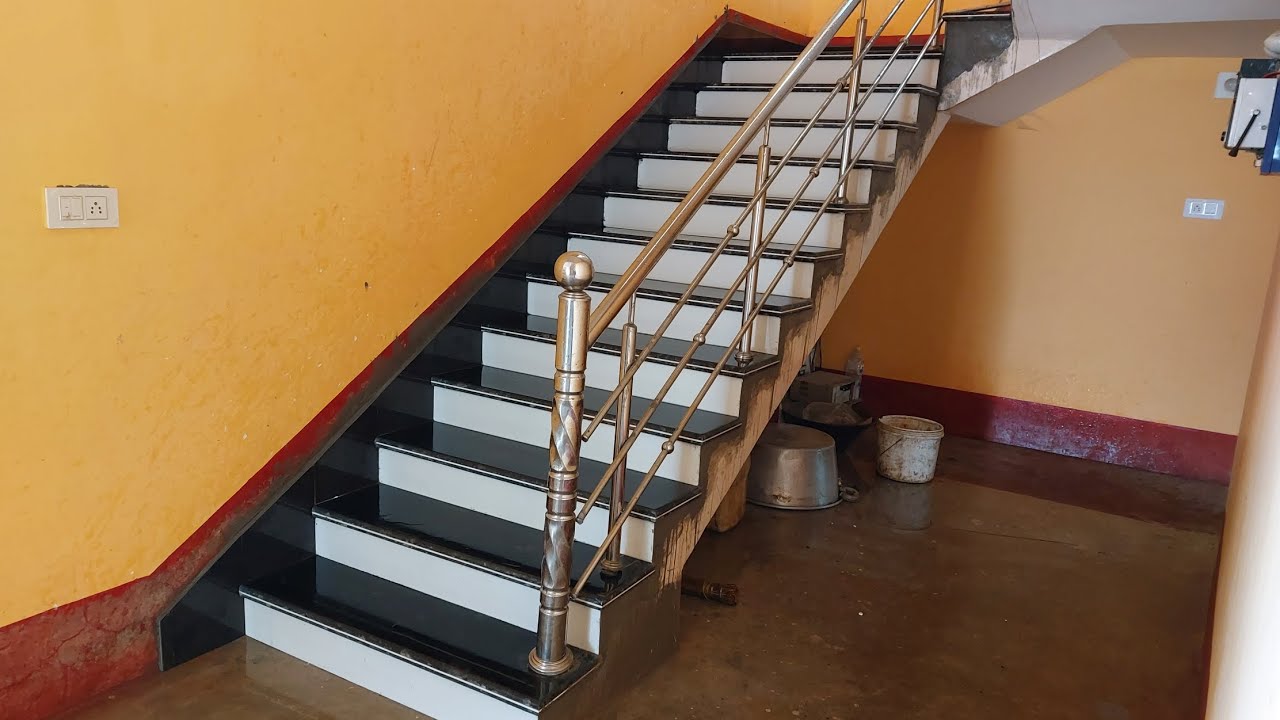 amazing granite stairs design black and white // @ManojDey #tiledesign ...