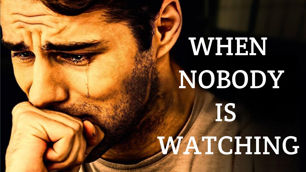 WHEN NOBODY IS WATCHING - Powerful Motivational Speech - YouTube