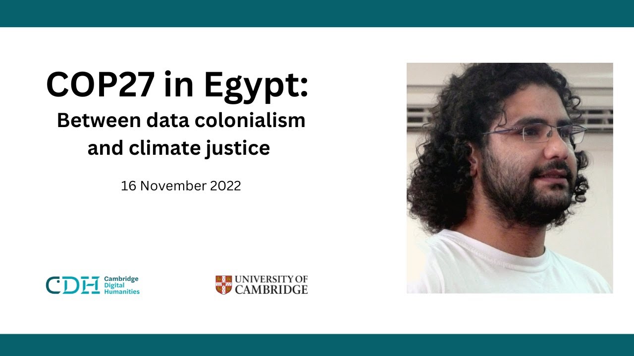 COP27 in Egypt: Between Data Colonialism and Climate Justice - YouTube