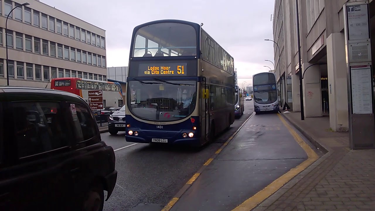 First South Yorkshire 37231 (1431) at Sheffield - YouTube