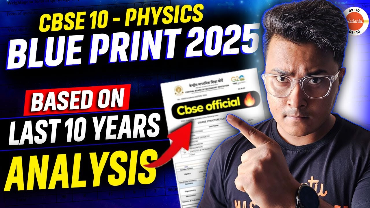 Class 10 Physics Blueprint 2025 | Based on last 10 Years Analysis ...