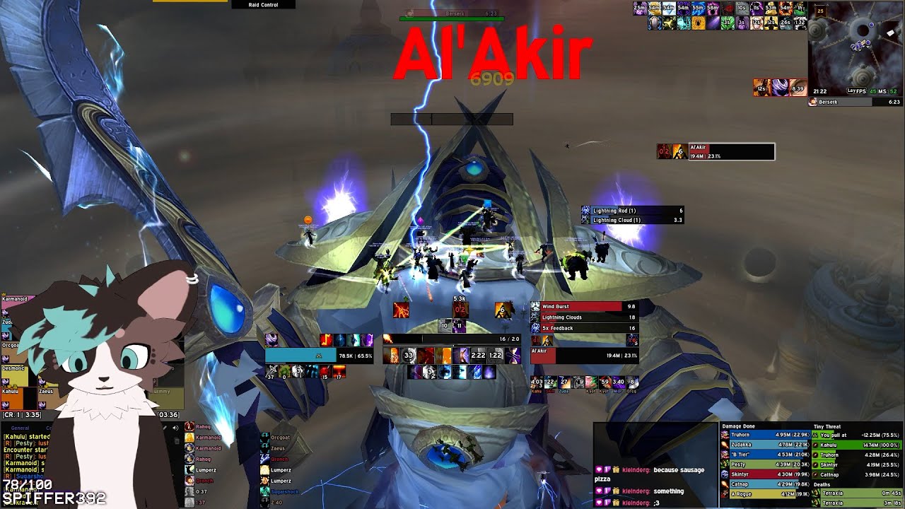 FIRST CATA RAID RUN | BoT/TFW/BWD 25N (Week 1) | Fire Mage PoV [TWITCH ...