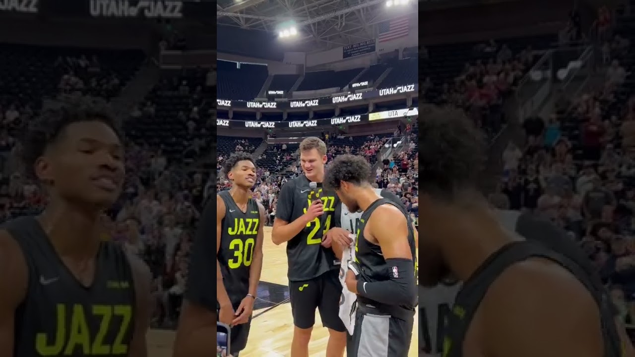 the rookies take on Baby Shark 🦈🎶 #utahjazz - YouTube