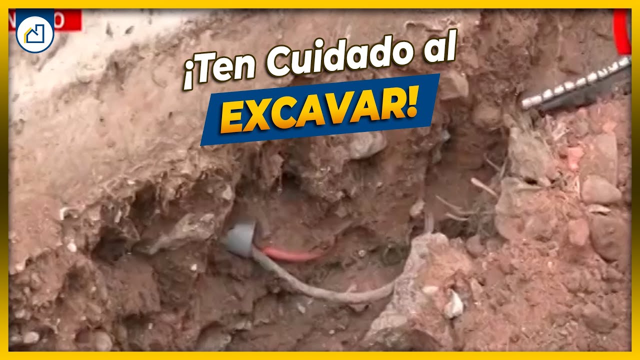⚠️¡TEN CUIDADO AL EXCAVAR!⚠️ - YouTube