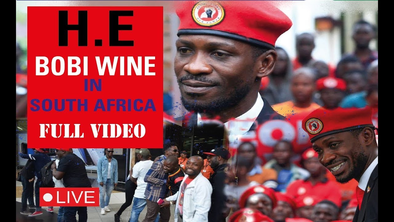 BOBI WINE SPEECH IN SOUTH AFRICA #bobiwine INLANGLAAGTE & SANDTON ...