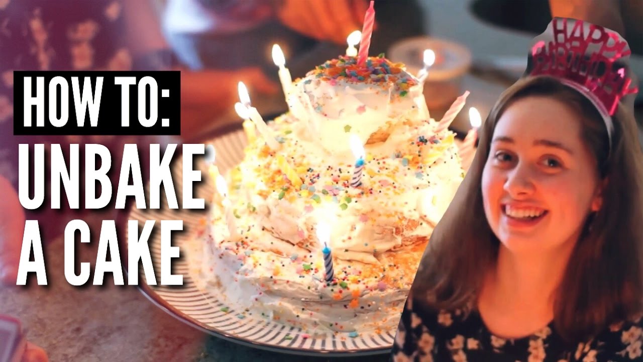 How To: Unbake a Cake - YouTube