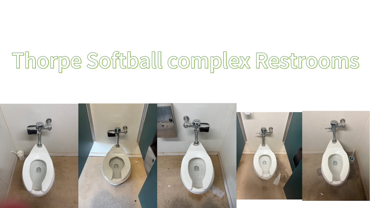 Thorpe Softball Complex Restrooms - YouTube
