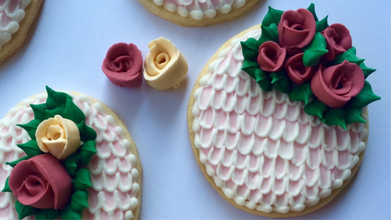 Easter Cookies With Brush Embroidery - YouTube