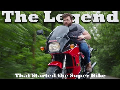 Real Life 1985 Kawasaki GPZ 900 R test drive