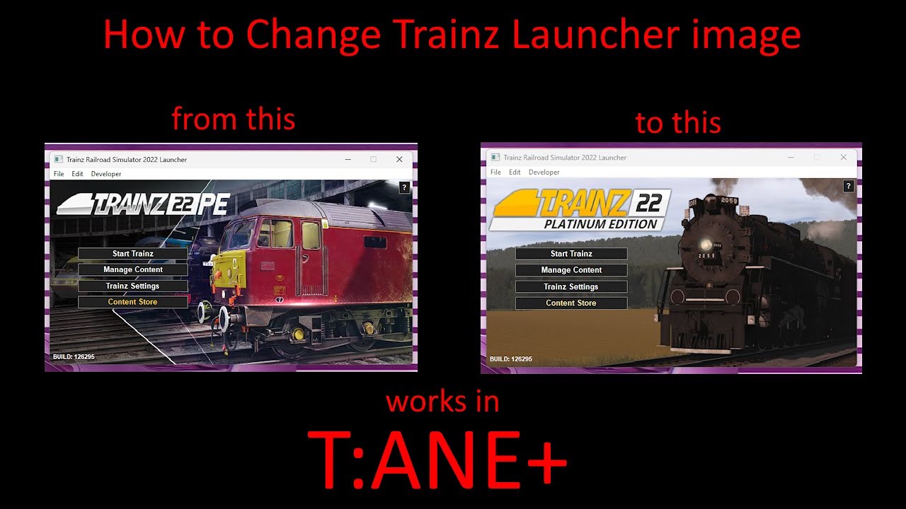 How to Change your Trainz Laucher image - YouTube
