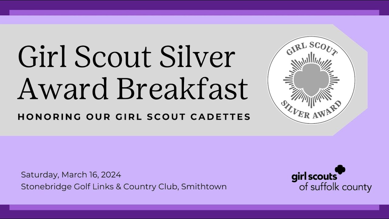 2024 Girl Scout Silver Award Breakfast - YouTube