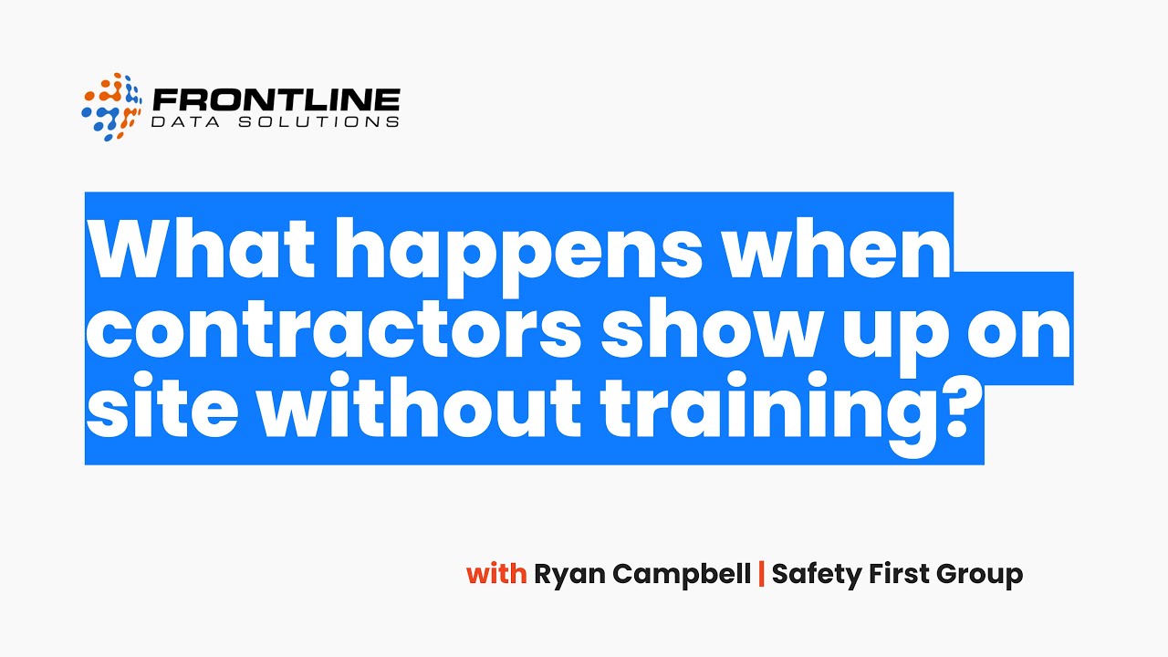 What happens when contractors show up on-site without training? - YouTube