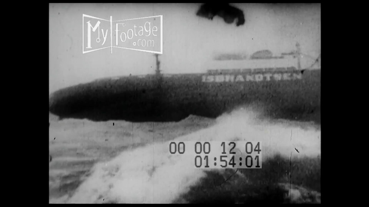 1952 SS Flying Enterprise Disaster - YouTube
