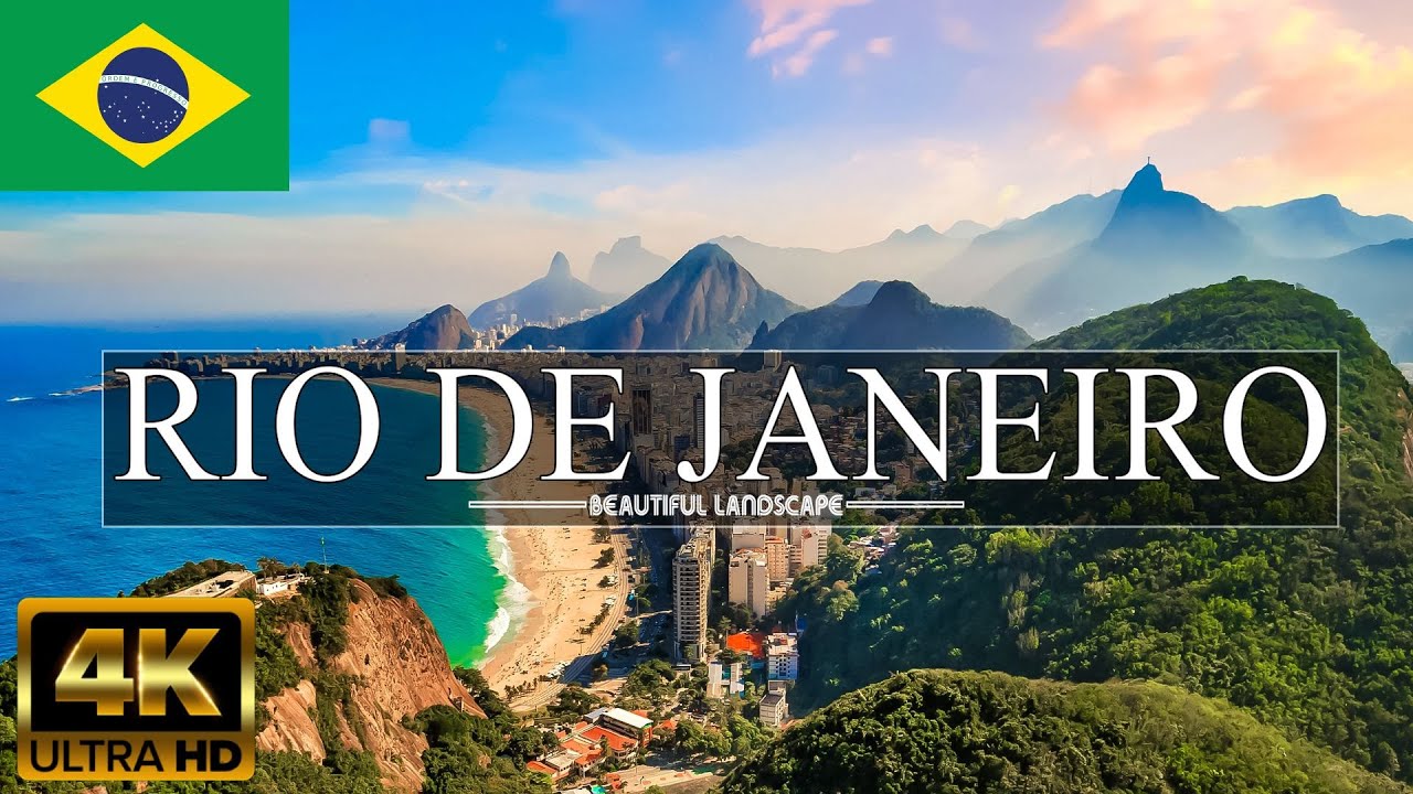 FLYING OVER RIO DE JANEIRO 4K UHD| 10 Amazing Places You Should Visit ...