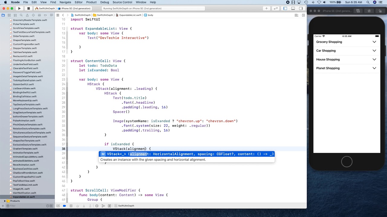Expandable List in SwiftUI - YouTube