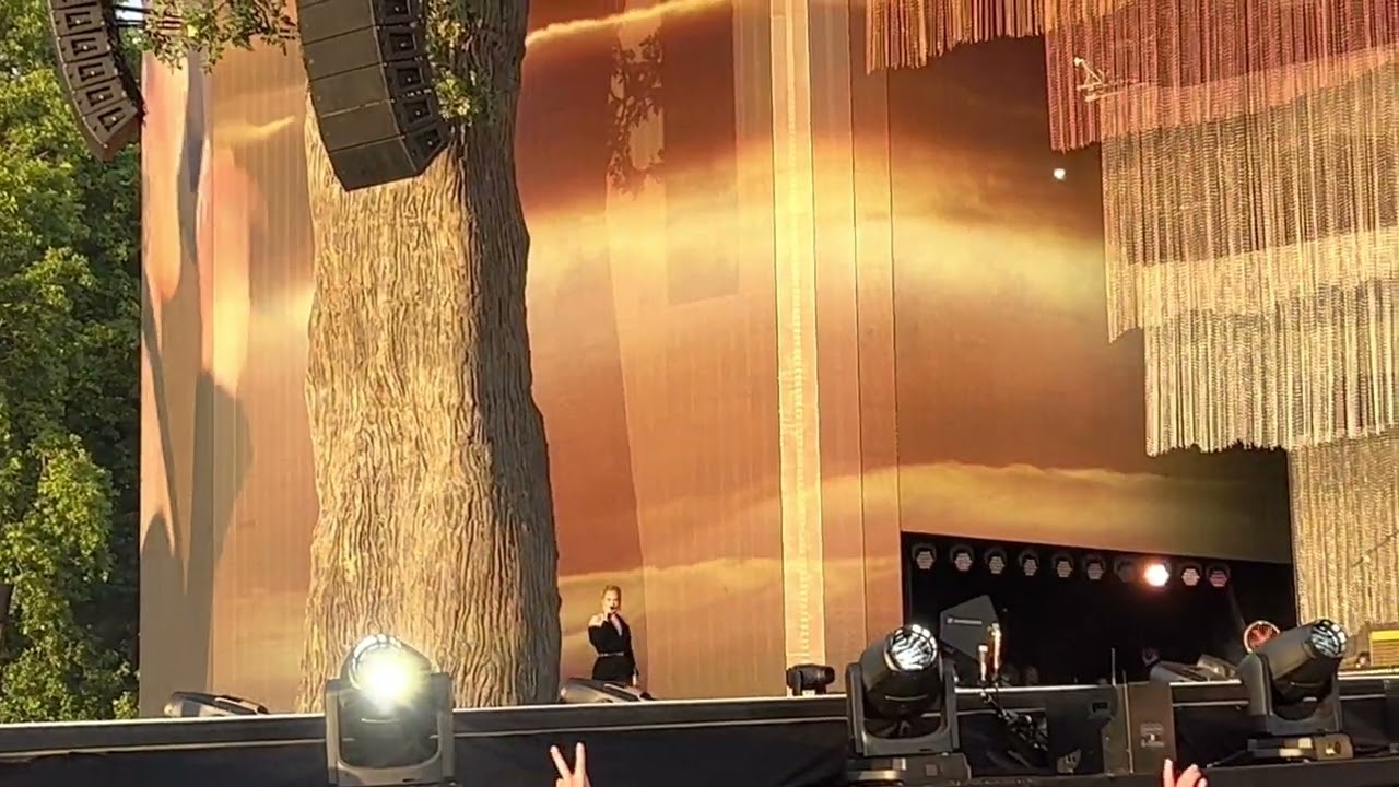 Adele - Hello - Diamond VIP Experience view - BTS Hyde Park - Day 1 ...
