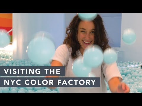 Take a tour of the NYC Color Factory - YouTube