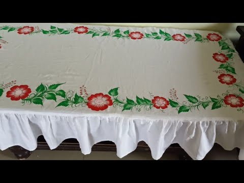 Fabric painting on table sheet | Mejposh design /fabric painting/ Art with vandana