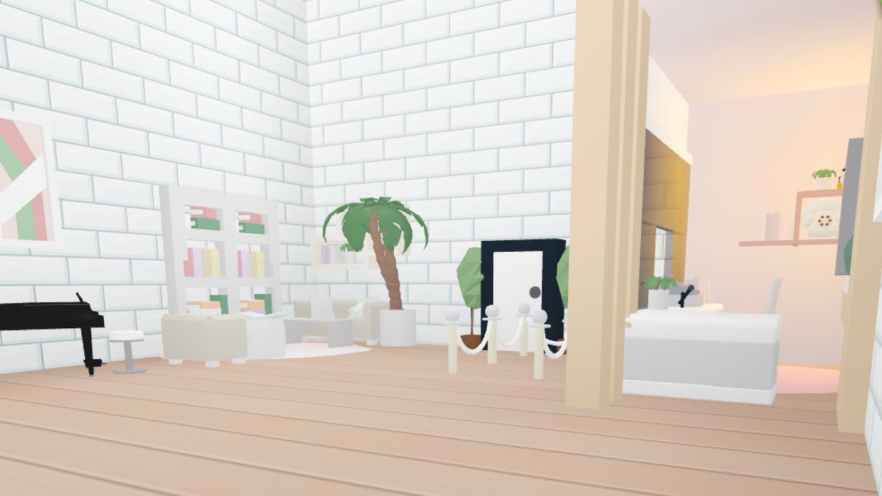 Luxury Apartment Speedbuild Hotel Lobby Pt.1 Adopt me - YouTube