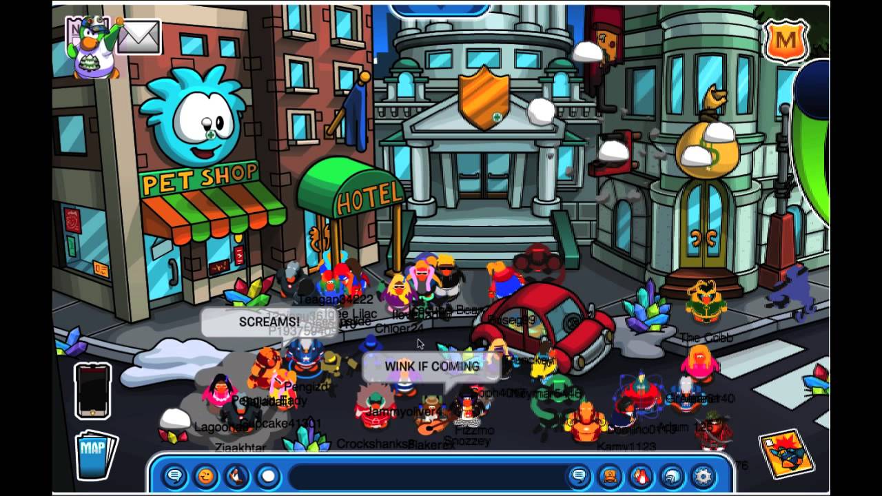 Club Penguin Insanely Party Marvel Superhero Takeover Part.2 26.4.2013 ...