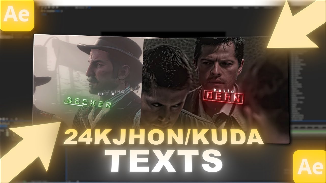 HOW TO: Make 24KJHON Text - YouTube