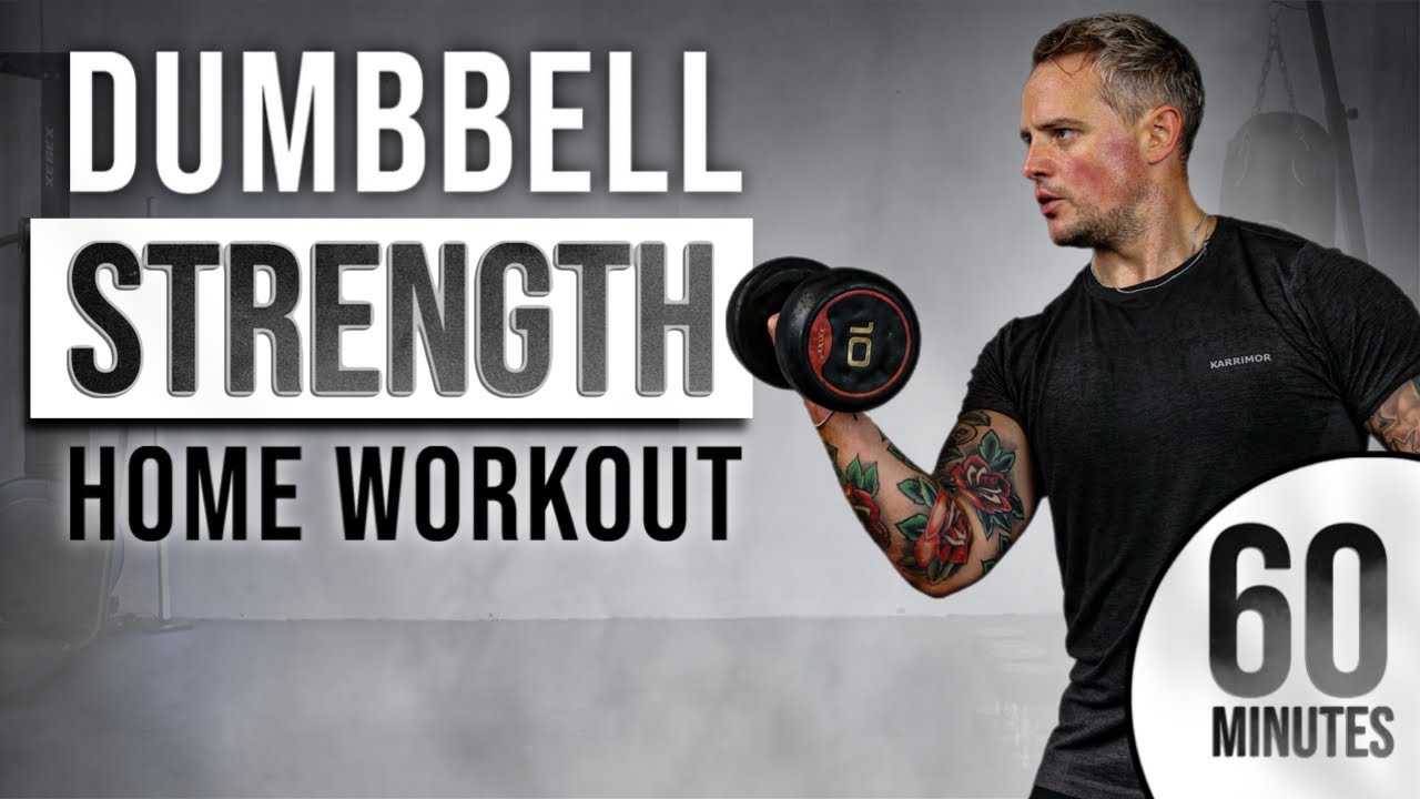 Ultimate STRENGTH Training at Home | Full body Dumbbell Workout (Follow ...