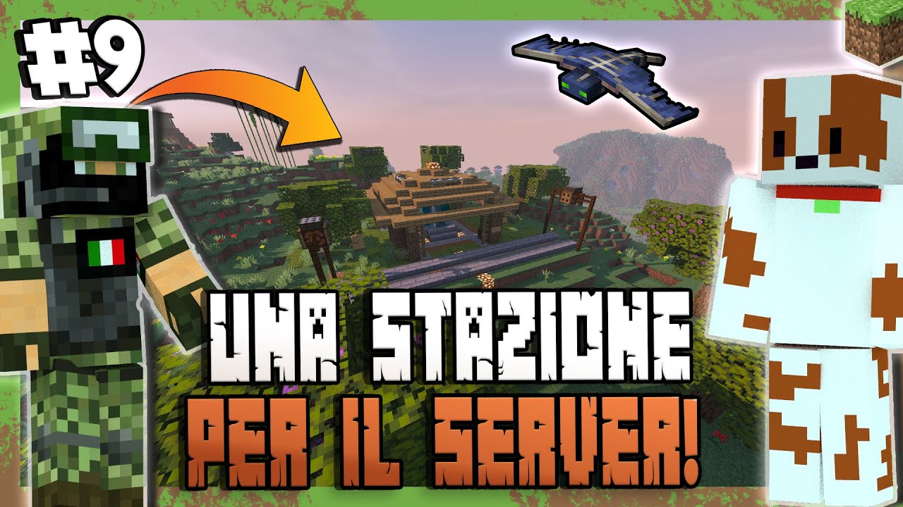 COSTRUIAMO UNA MINI-STAZIONE FERROVIARIA! - Minecraft [9] - YouTube